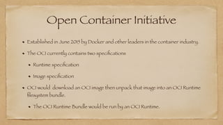 Introduction to CRI and OCI | PPT