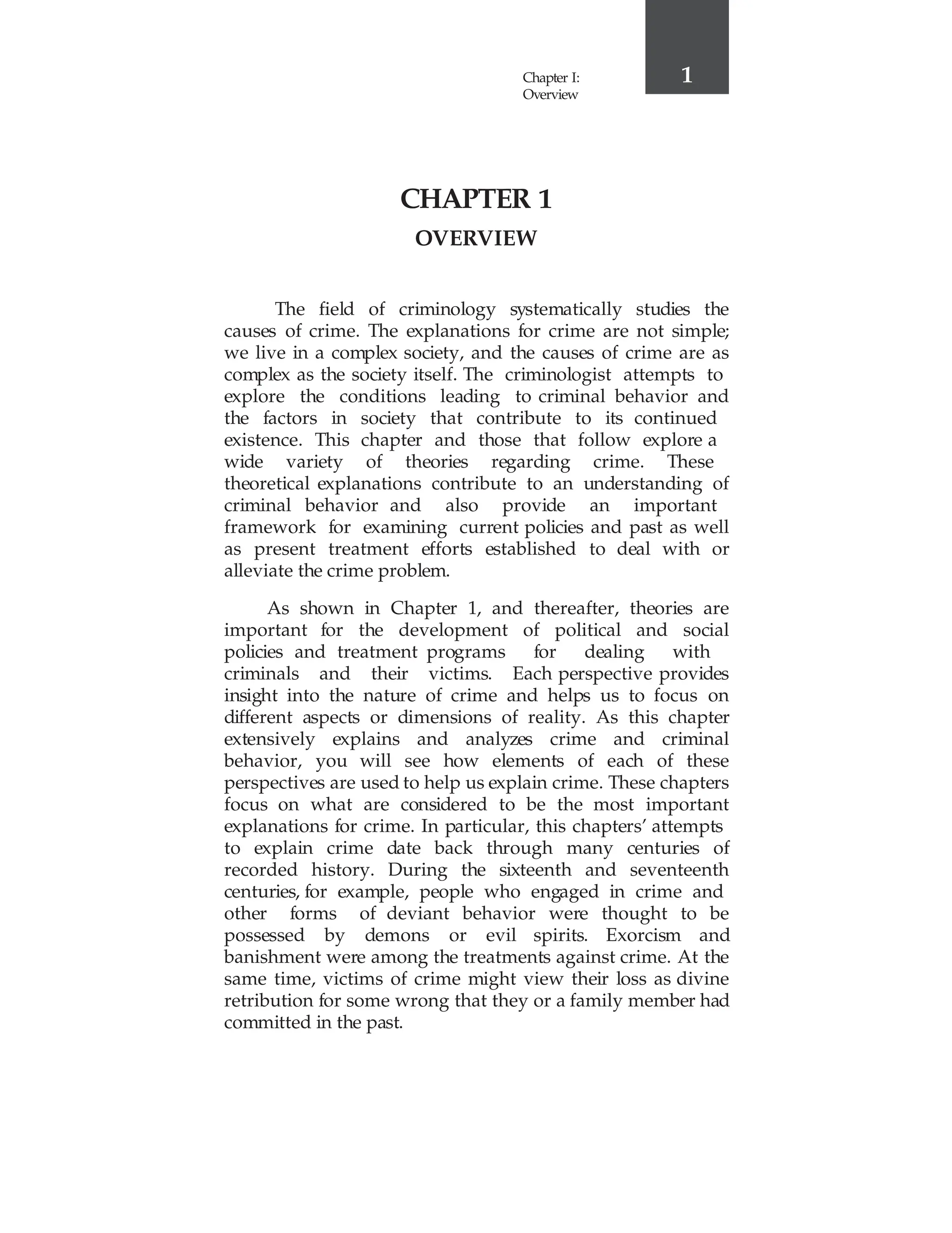 theories and causes of crimes theories og | PPTX