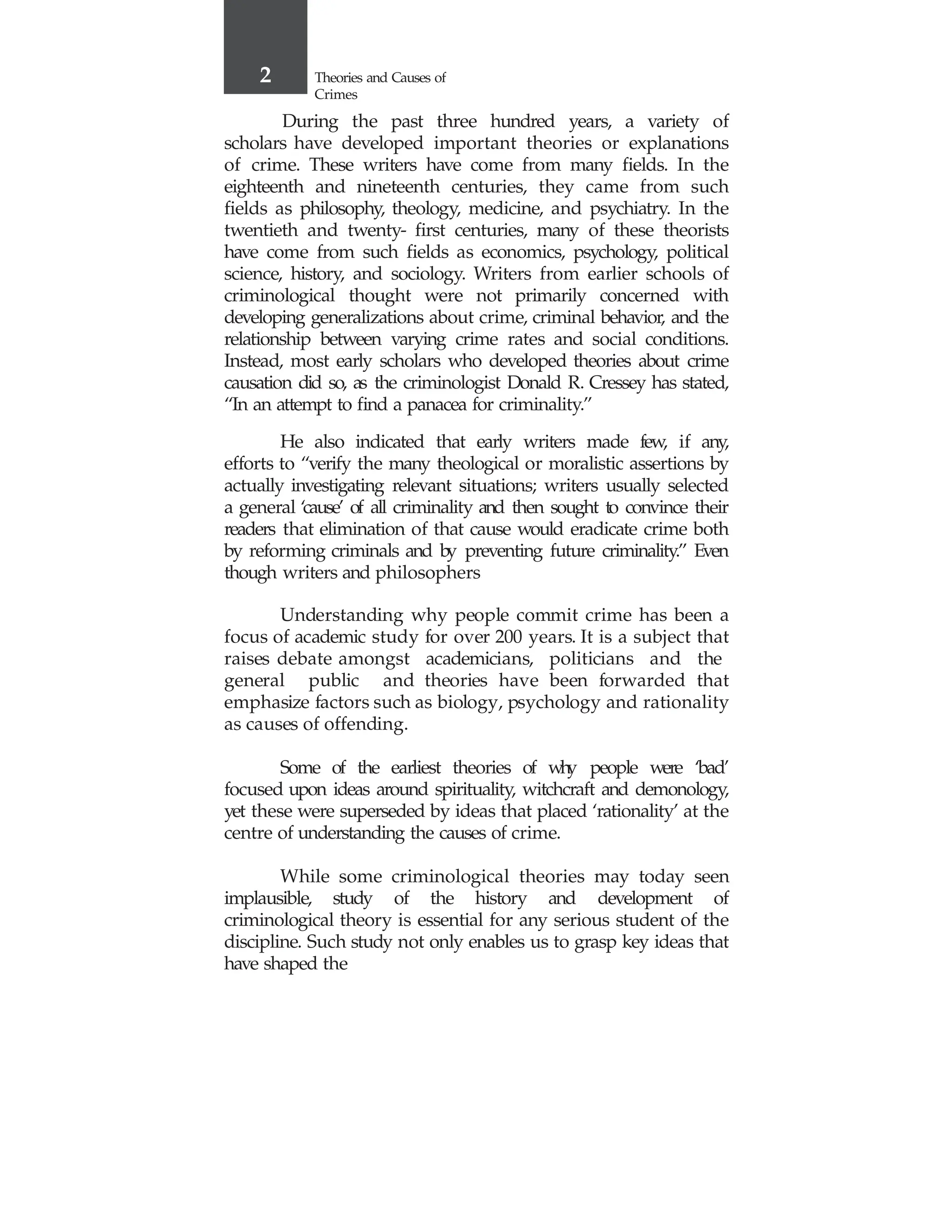 Theories And Causes Of Crimes Theories Og Pptx 2604