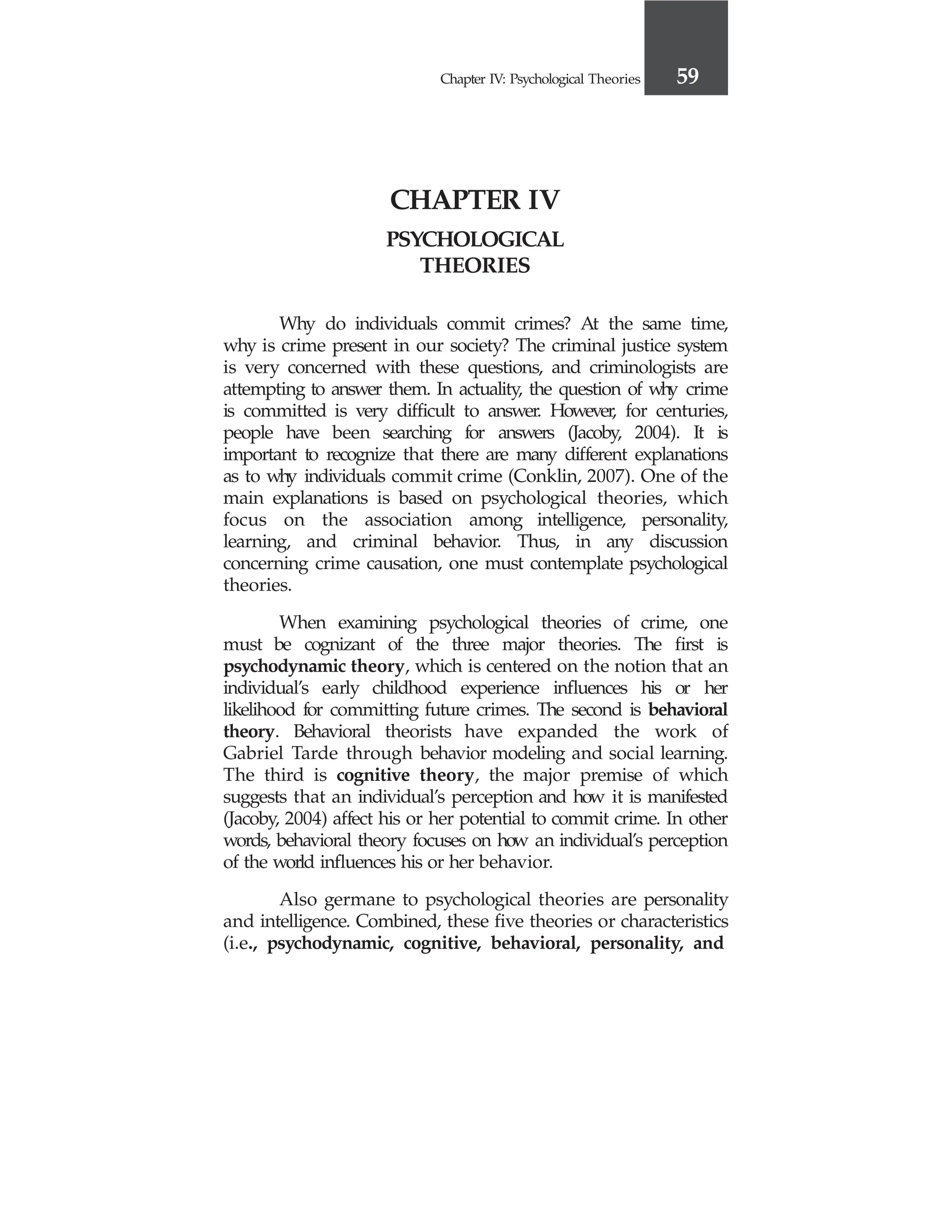 theories and causes of crimes theories og | PPTX