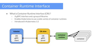 Kubernetes CRI containerd integration by Lantao Liu (Google) | PPT