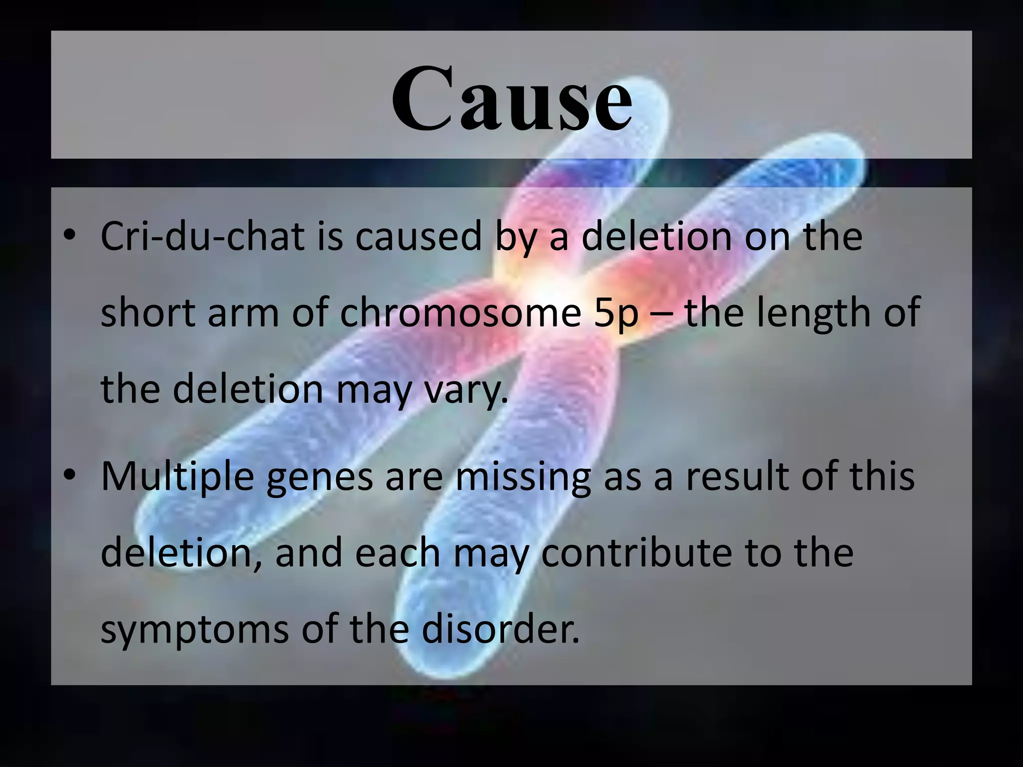Cri du-chat syndrome | PPTX | Brain and Nervous System Disorders ...