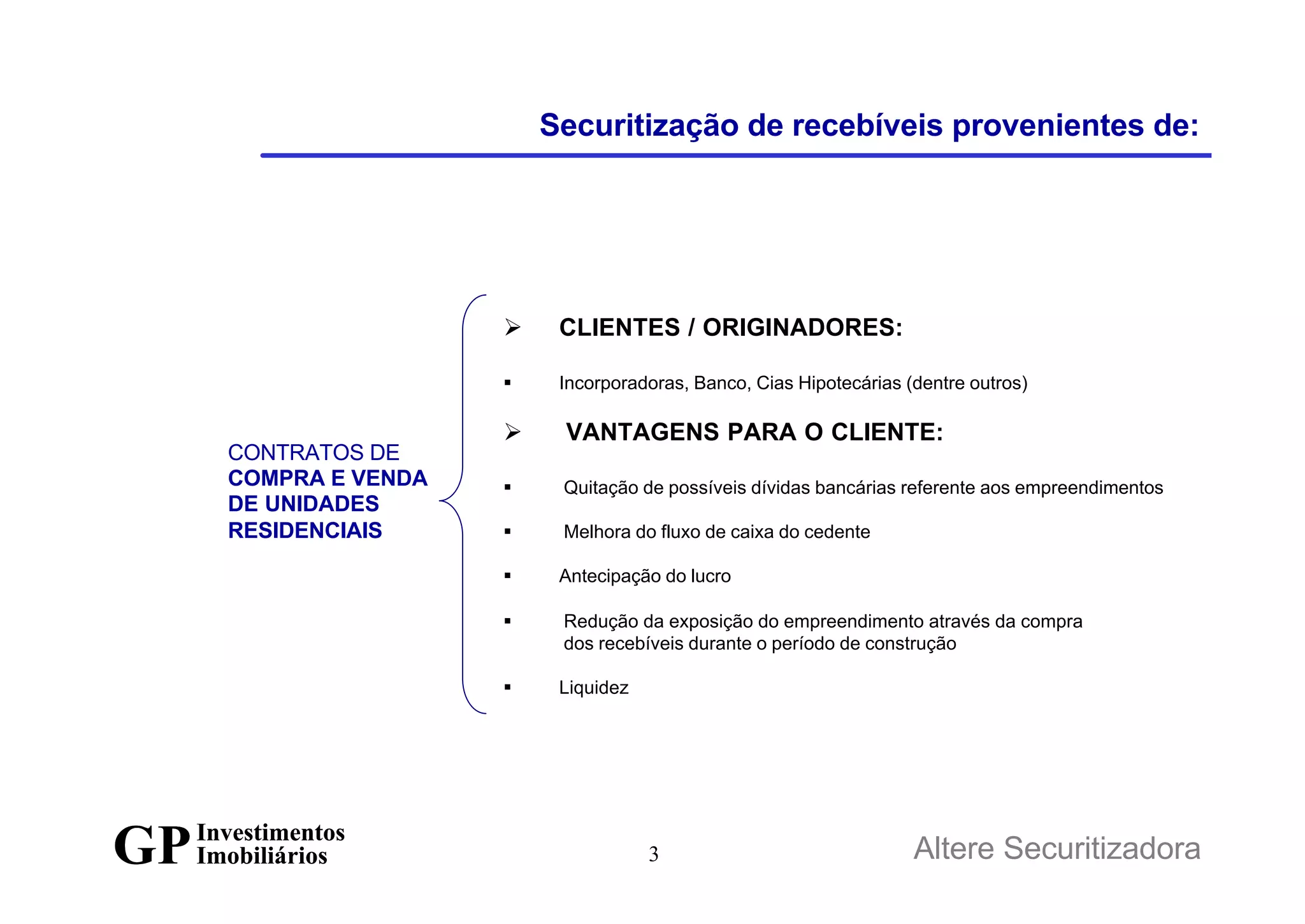 Certificado de Recebíveis Imobiliários - Luciano Lewandowski | PPT