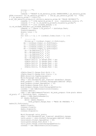 Programação c#- Criar um documento no Word | TXT | Programming ...