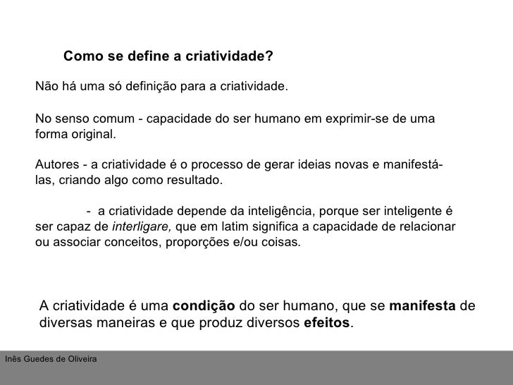 Criatividade O Que é