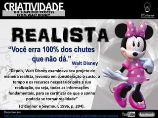 Criatividade Walt Disney - Processo Criativo | PDF