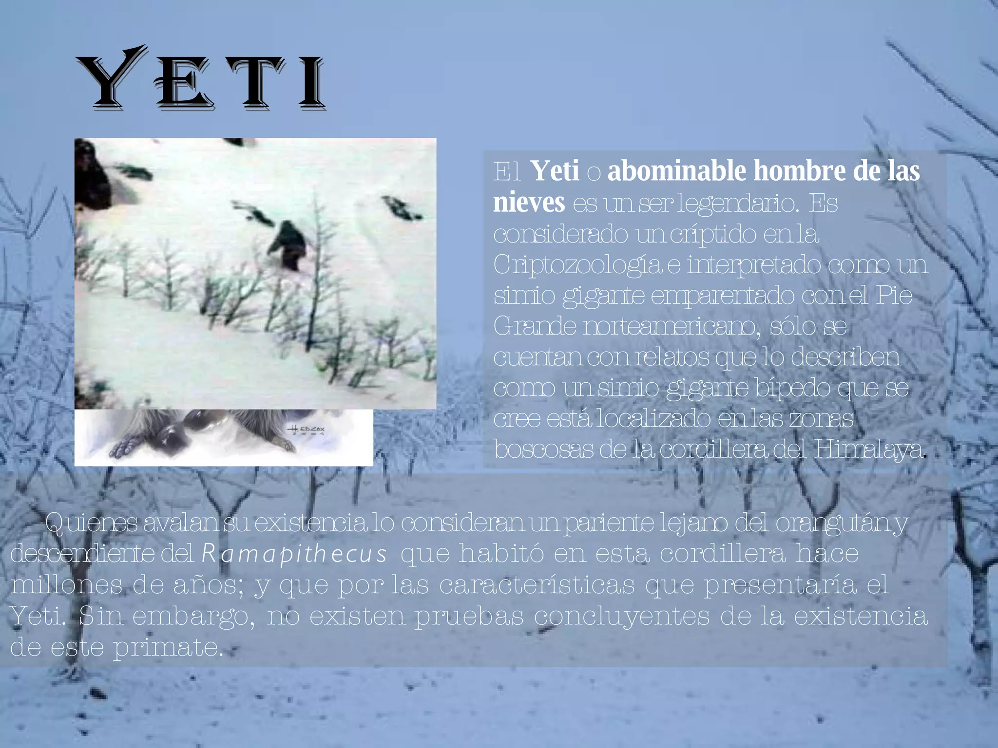 Criaturas Misteriosas | PPT