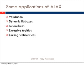 Ajax And JSON | PPT