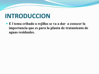 Cribado o rejillas | PPTX
