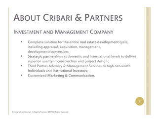Cribari&Partners Presentation | PDF