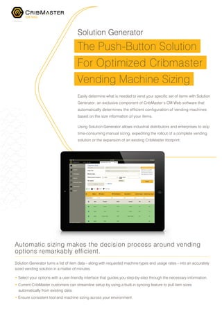 Crib Master CM Web | PDF