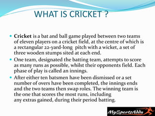 Cricket | PPT