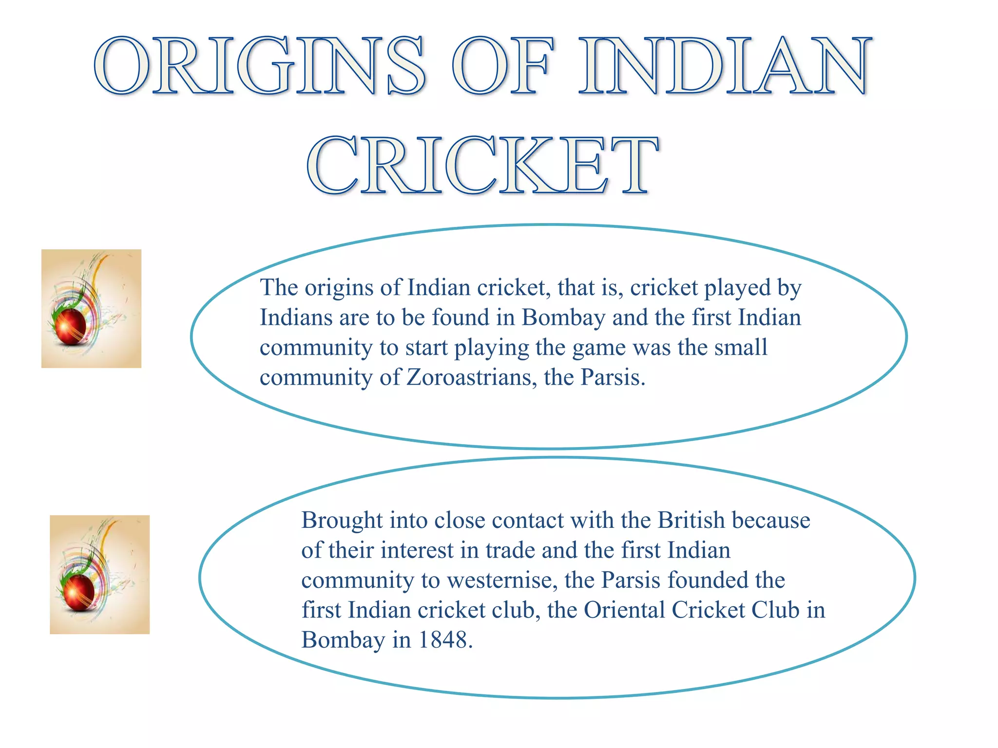 History Of Cricket | PPTX