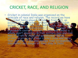 Cricket History | PPTX