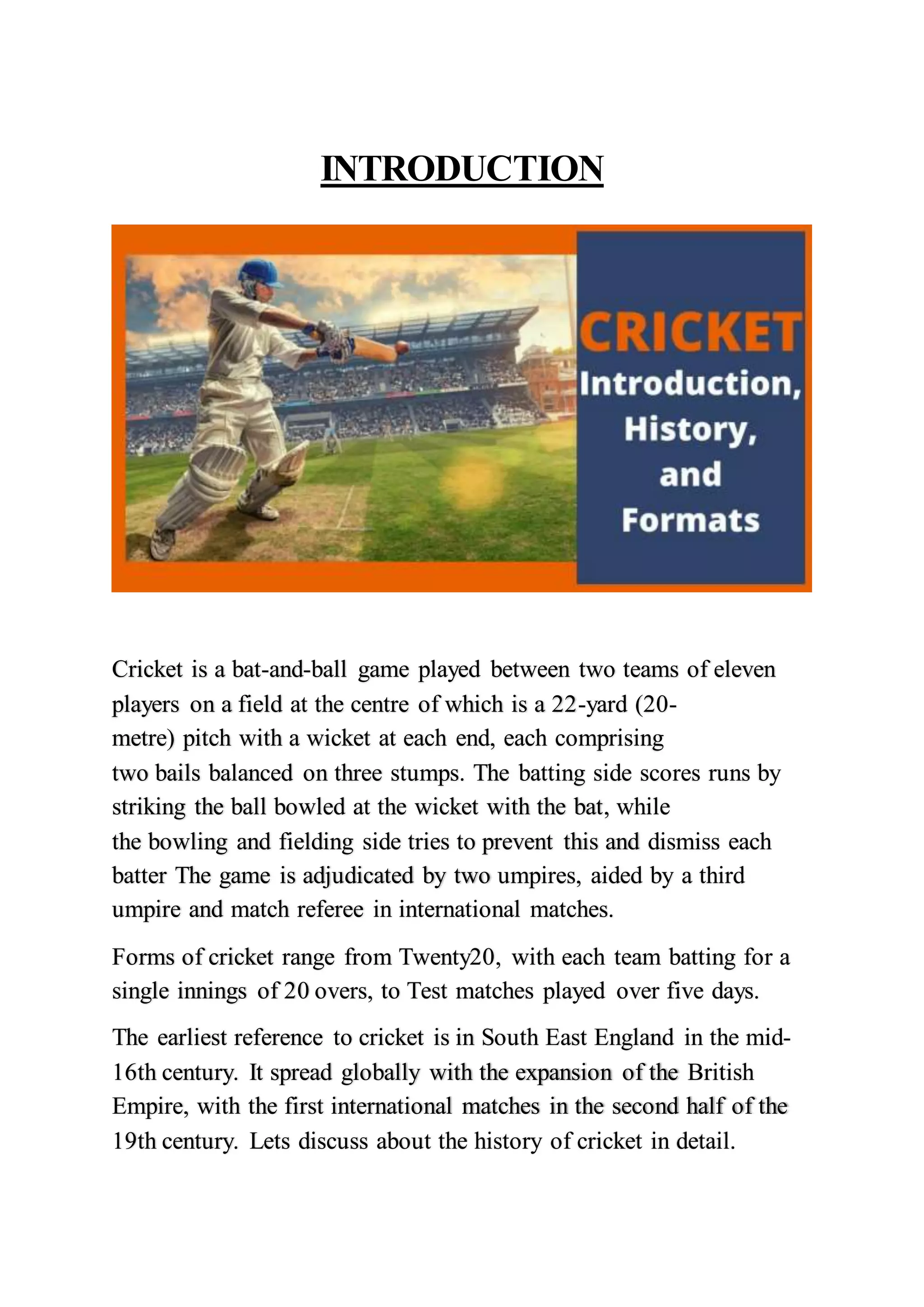 Cricket | DOCX