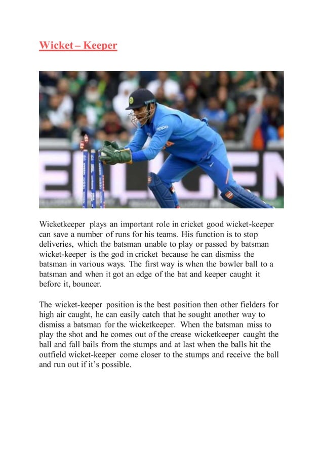 Cricket | DOCX | Cricket | Sports