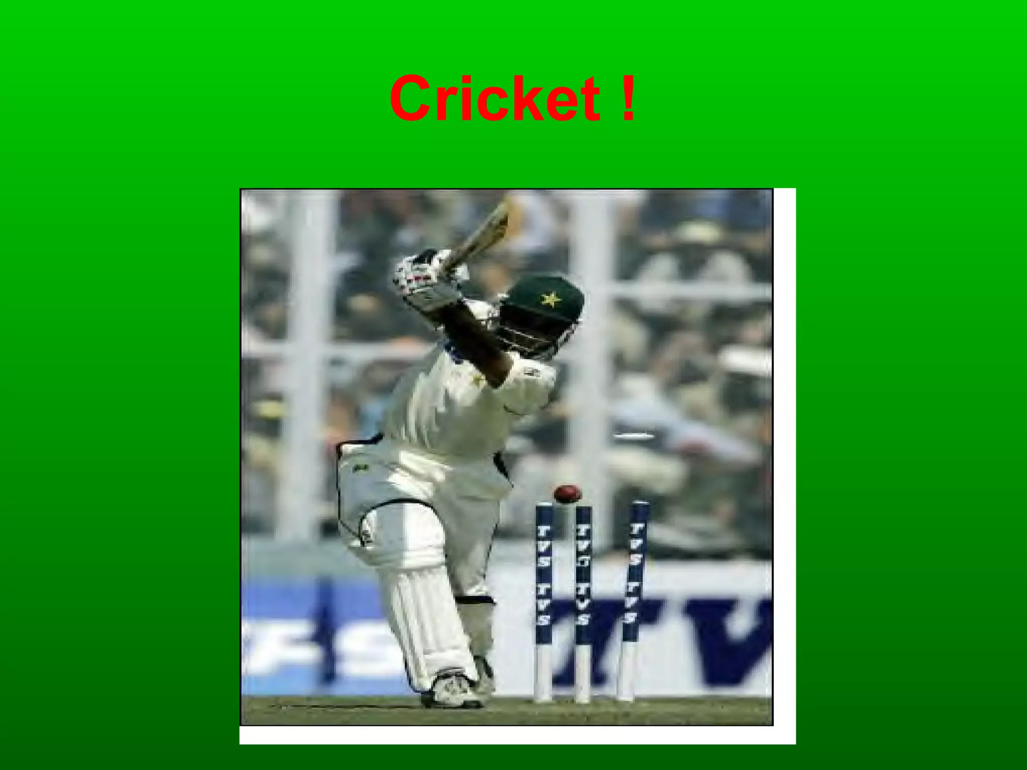 Cricket | PPT