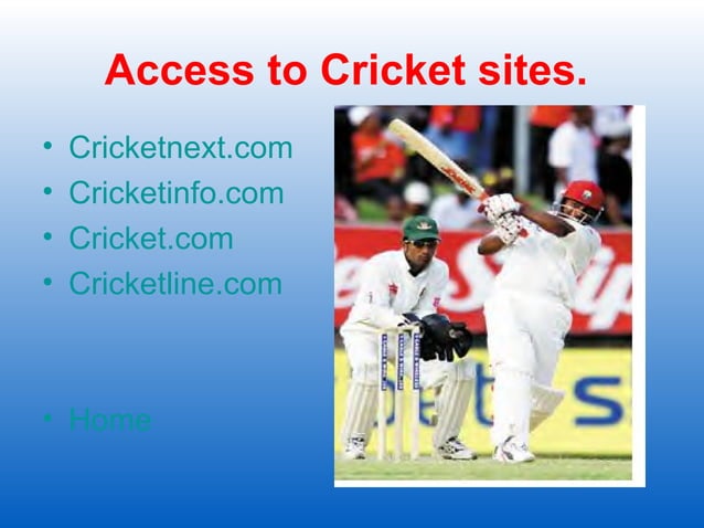 Cricket | PPT