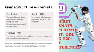Cricket for Beginners(strategy &skill, and tradition) | PDF