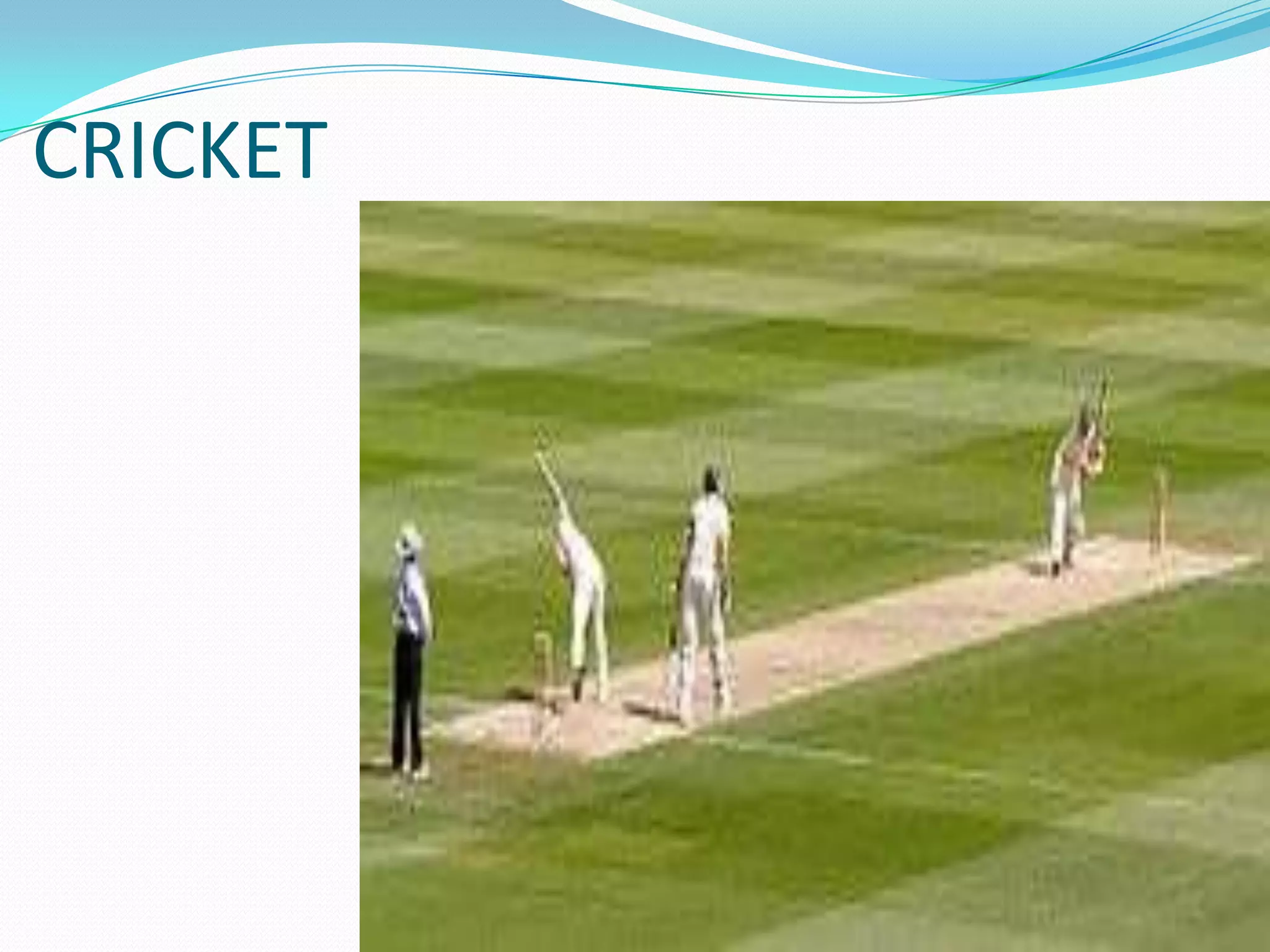 presentation on cricket | PPTX