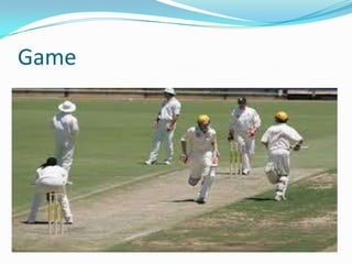 presentation on cricket | PPTX