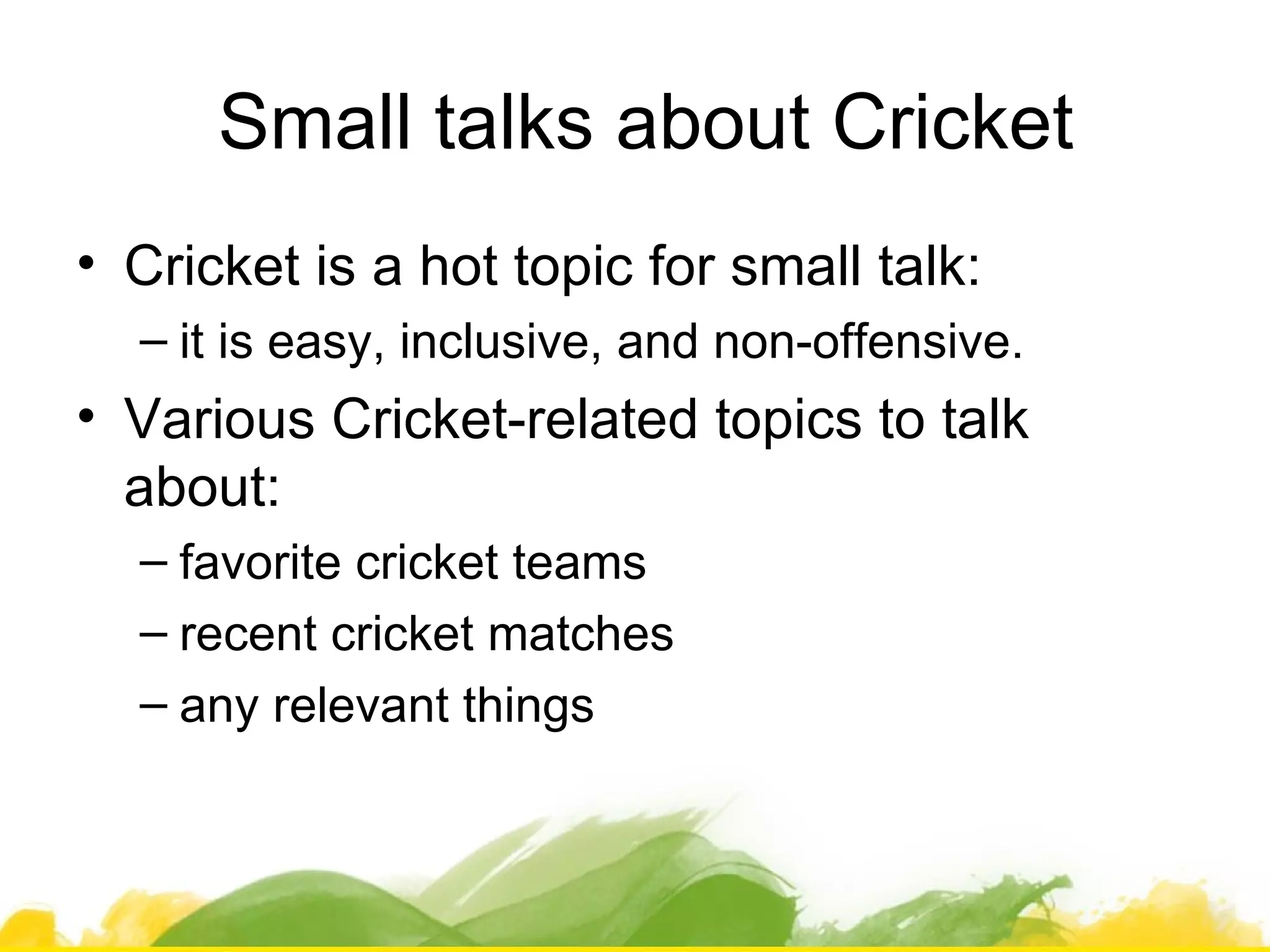 Cricket australia | PPT