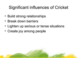 Cricket australia | PPT