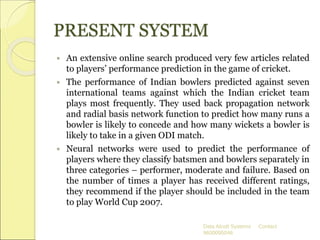 Cricket match outcome prediction using machine learning | PDF