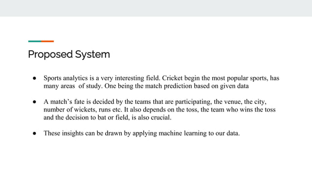 Cricket Prediction Using ML and Data Analytics.pptx