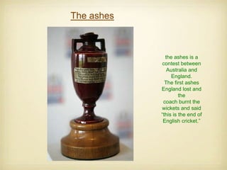 Cricket Presentation In Powerpoint | PPTX