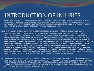 CRICKET SKILLS INJURY(ppt for assignment) lnipe.pptx