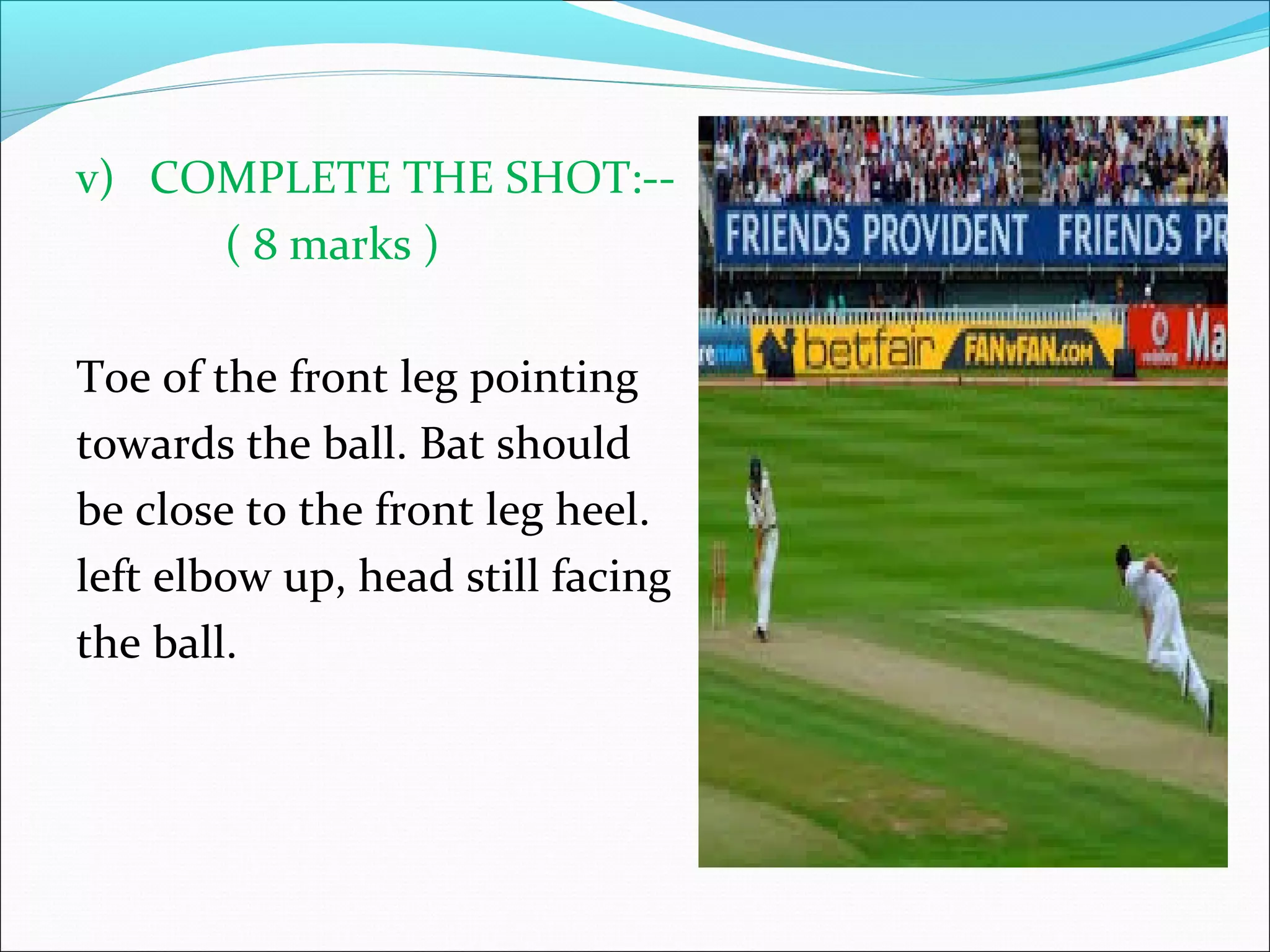 Cricket skills test presentation | PPT