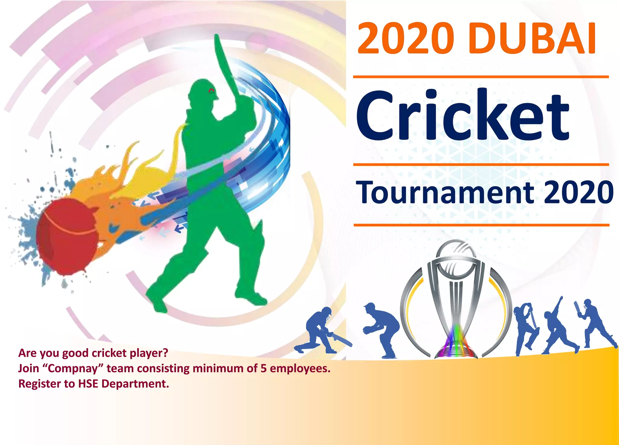 Cricket team-Poster | PPT