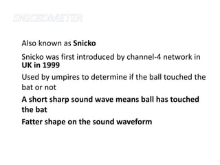 Cricket technologies | PPTX