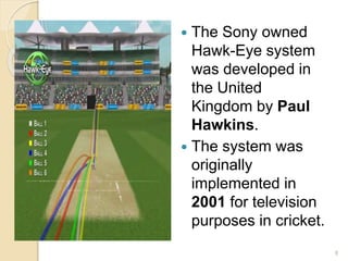 Technology in Cricket | PPTX | Cameras and Camcorders | Consumer ...