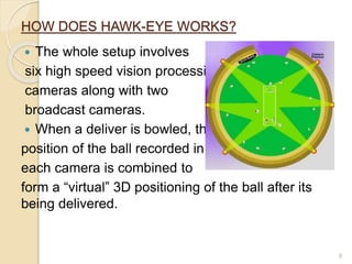 Technology in Cricket | PPTX | Cameras and Camcorders | Consumer ...