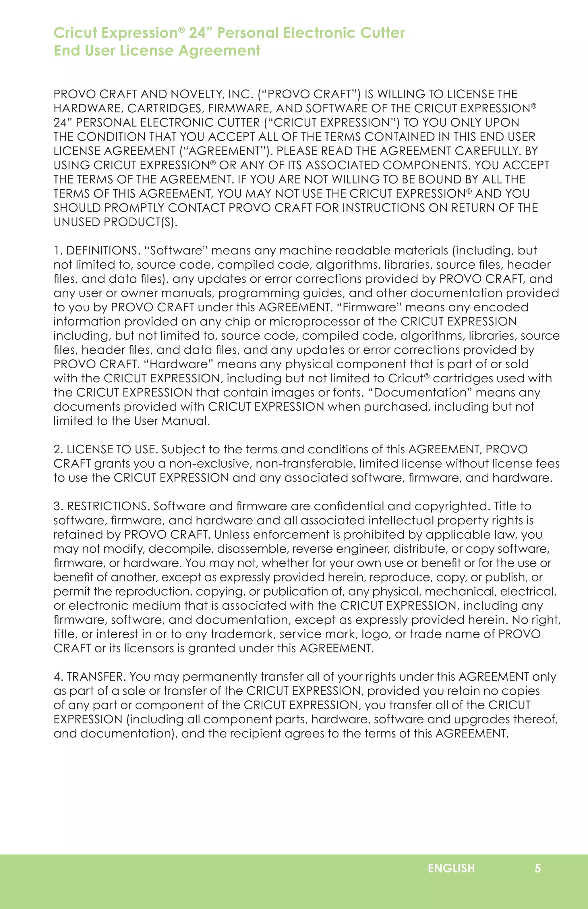 Cricut Expression User Manual - Learn Cricut | PDF