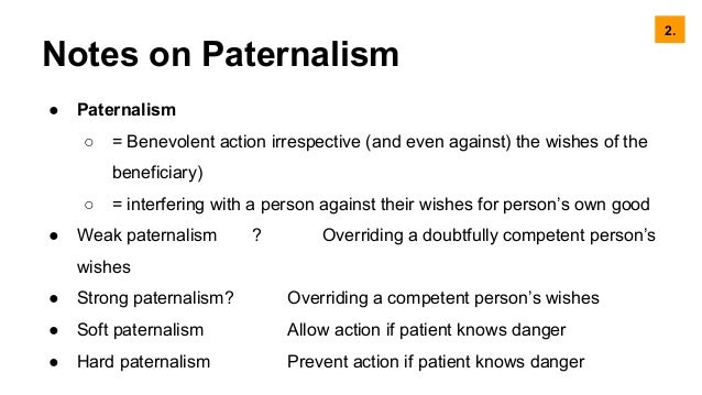 Paternalism Definition