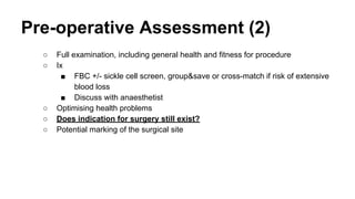 General principles of surgery - medical finals revision notes | PDF