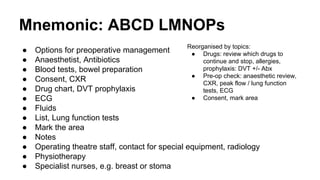 General principles of surgery - medical finals revision notes | PDF