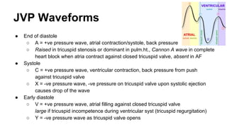 Heart sounds, valves and JVP | PDF