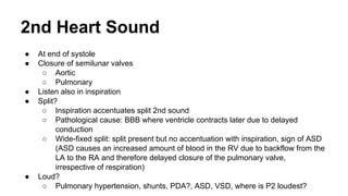Heart sounds, valves and JVP | PDF
