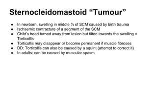 On neck and skin lumps for medical finals | PDF