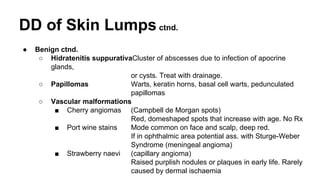 On neck and skin lumps for medical finals | PDF