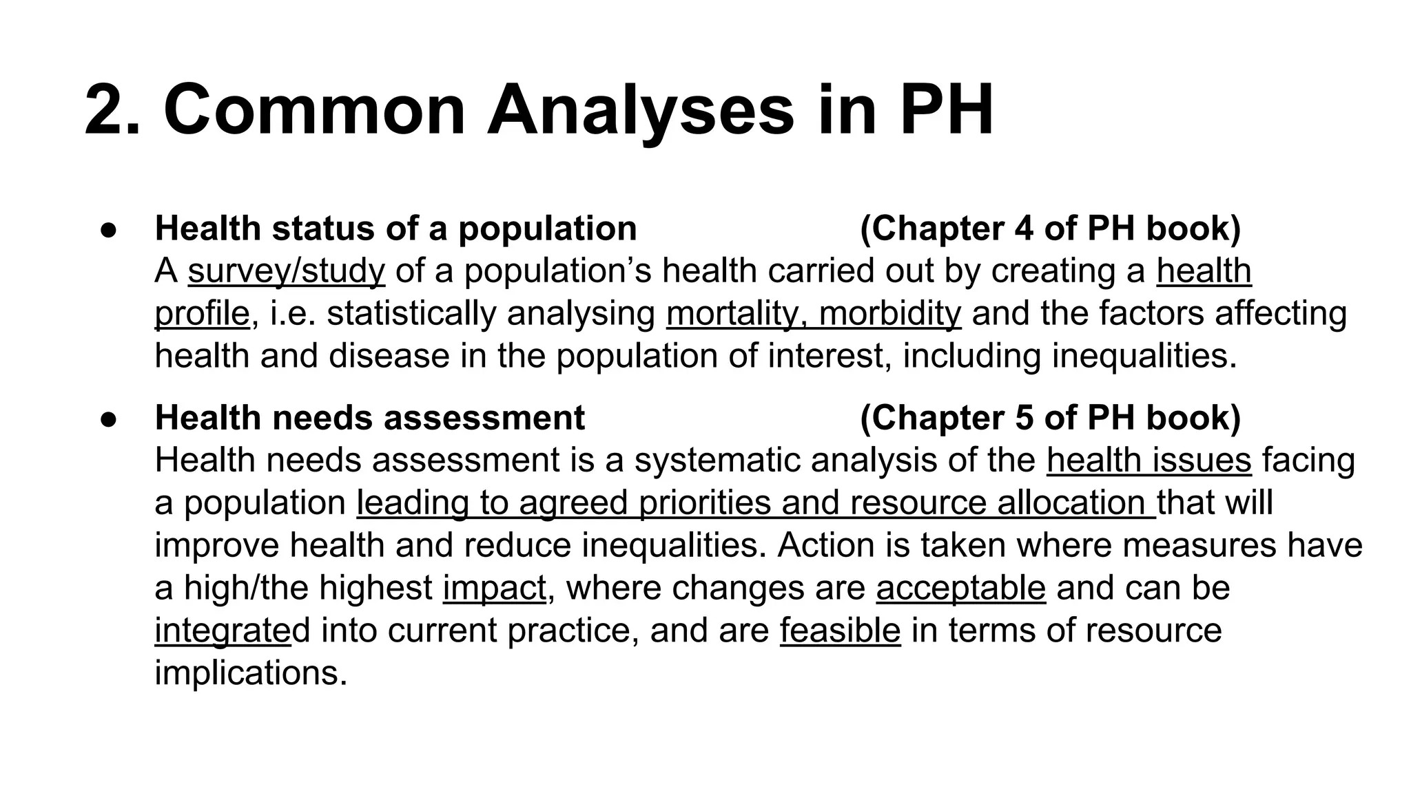 Overview of Public Health Topics | PPT
