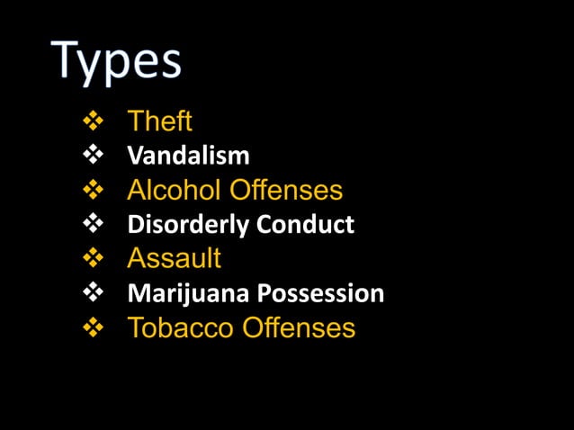 Crime among youth | PPTX | Crime & Harmful Acts to Individuals, Society ...