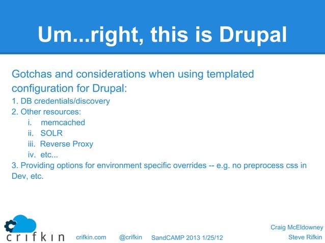 Drupal Integrated DevOps Workflow | PPT