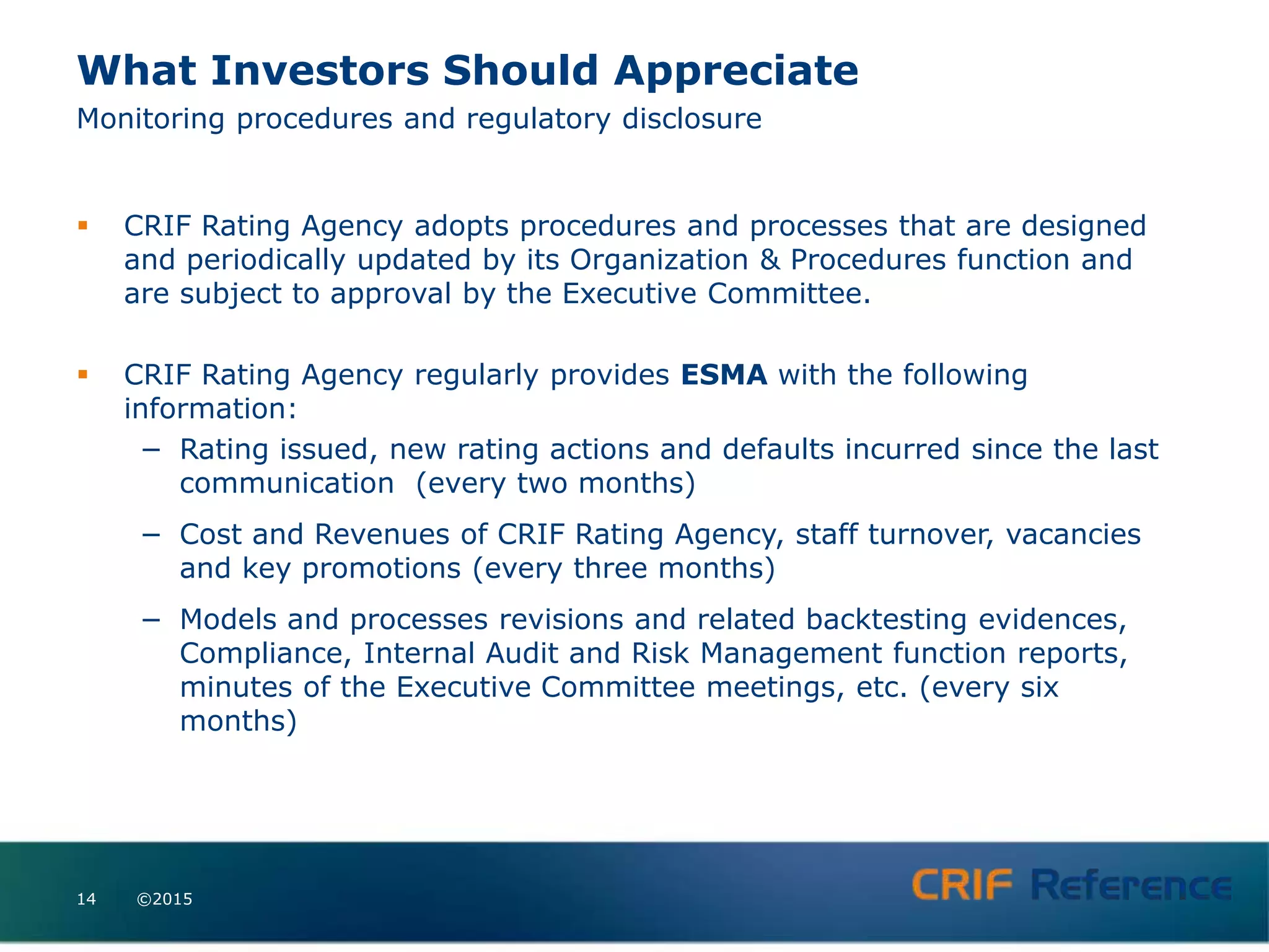 An overview of Crif Rating Agency | PPTX
