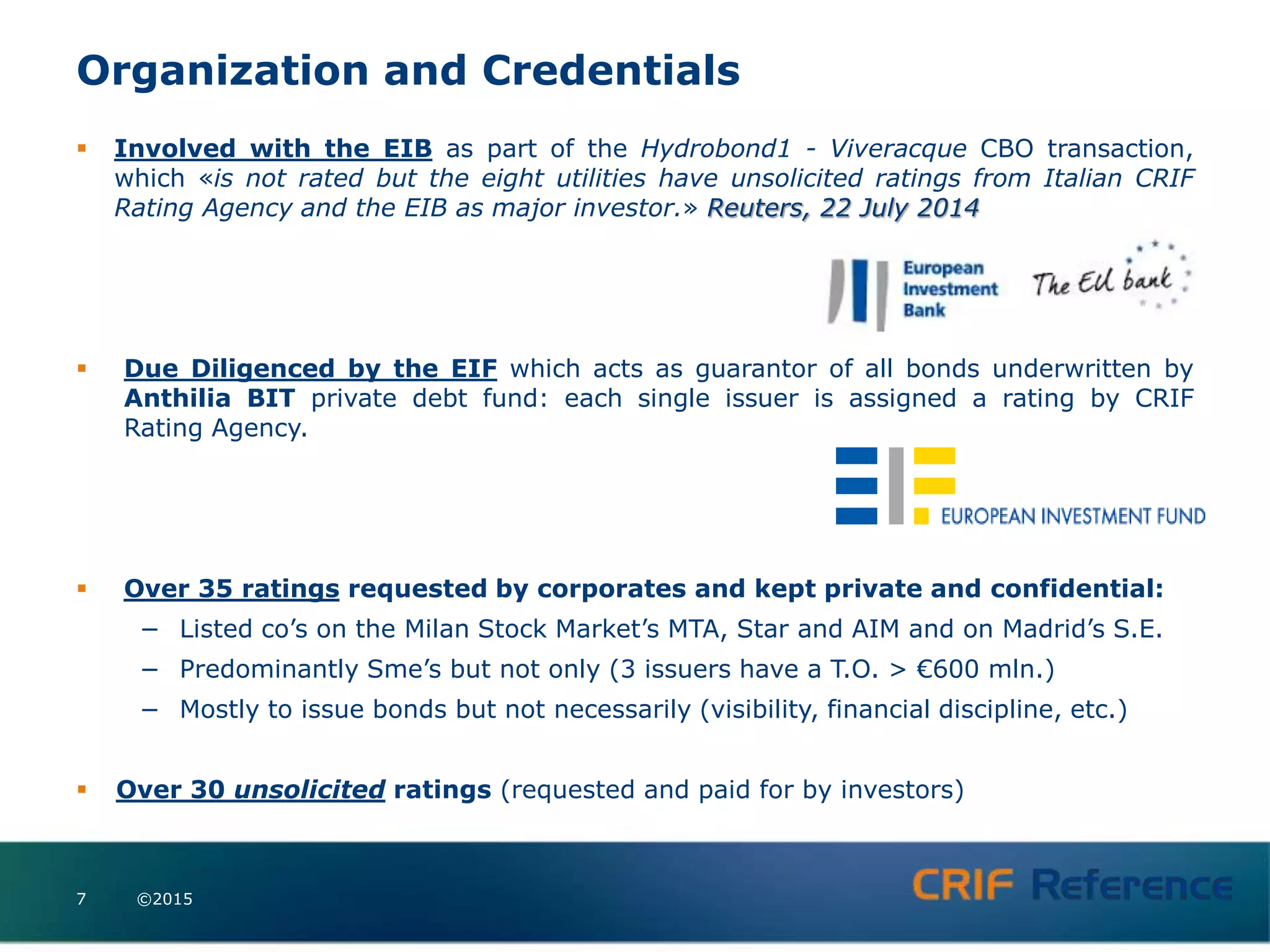 An overview of Crif Rating Agency | PPTX