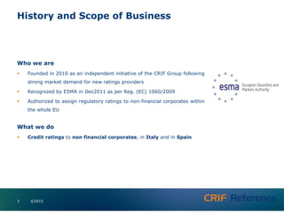 An overview of Crif Rating Agency | PPTX